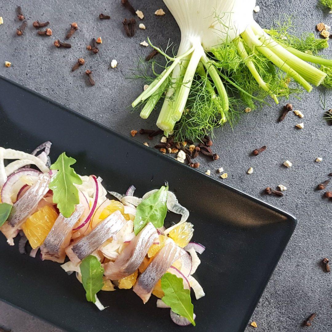 Sildesalat - Marinerede Julesild - Fiskemandens